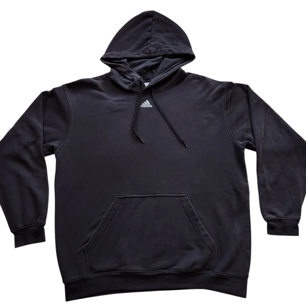 adidas | Shirts | Y2k 0s Adidas Center Logo Hoodie Sz Xl | Poshmark